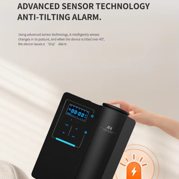 Waterless Essential Oil Air Diffuser Machine with Magnetic Keycard ...